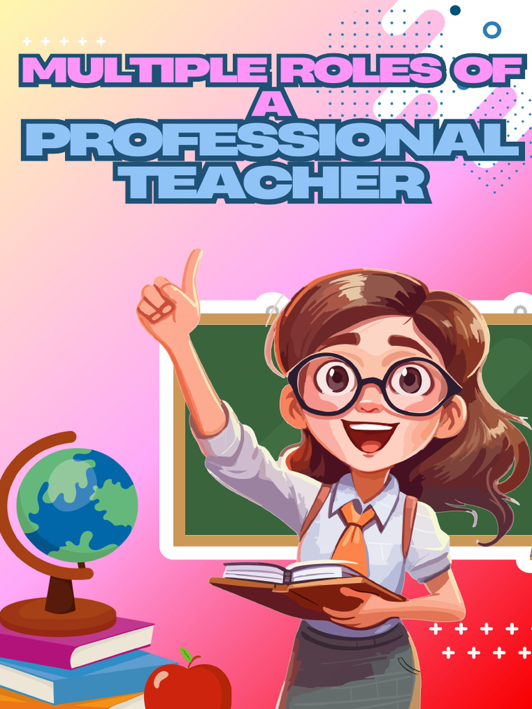 Blue White and Green Illustrative Teacher's Day Greeting A4 Document | PDF