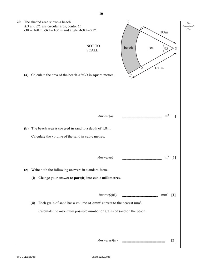 0580 s08 2 0 QP Accuracy | PDF