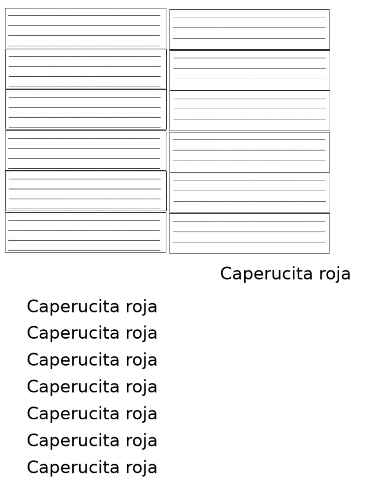 Caperucita Roja: Un Clásico Infantil | PDF