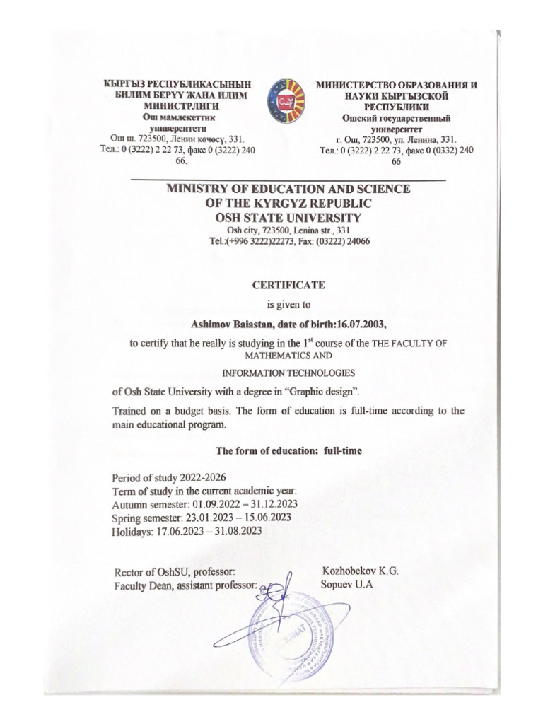 Baiastan Ashimov | PDF