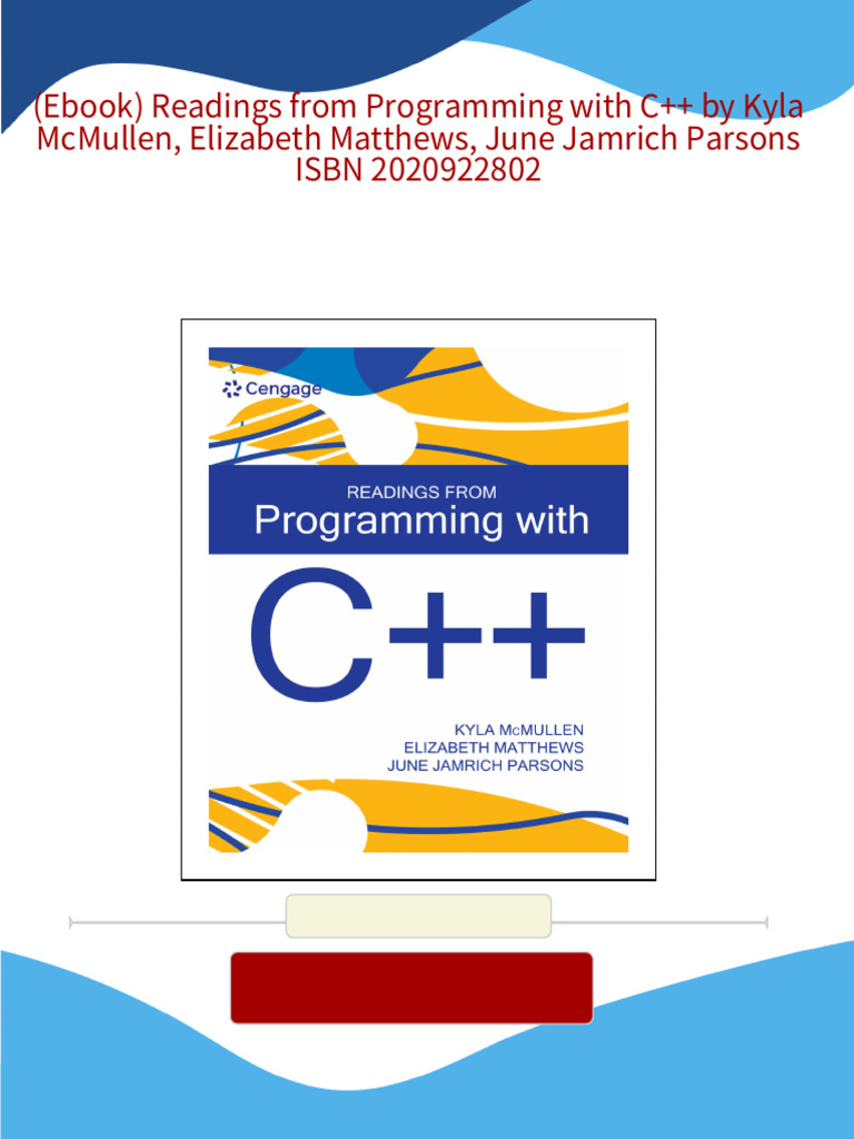 (Ebook) Readings From Programming With C++ by Kyla Mcmullen, Elizabeth ...
