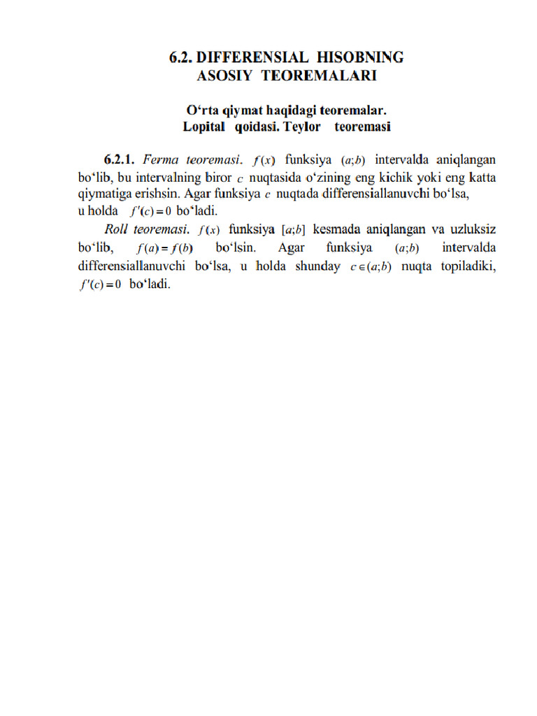 Amaliy Matematika1. 13-Mavzu | PDF