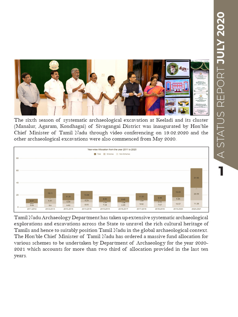 Ongoing Archaeological Excavations in Tamil Nadu | PDF