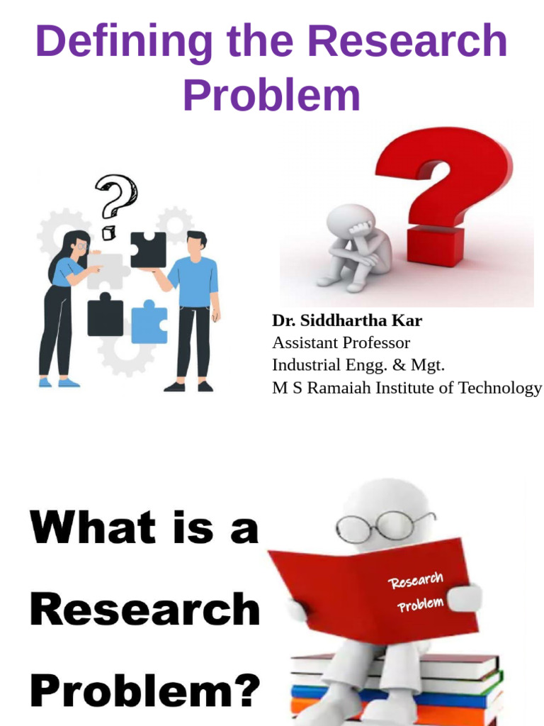 RM & IPR Unit 1 Defining The Research Problem | PDF | Data | Cognition