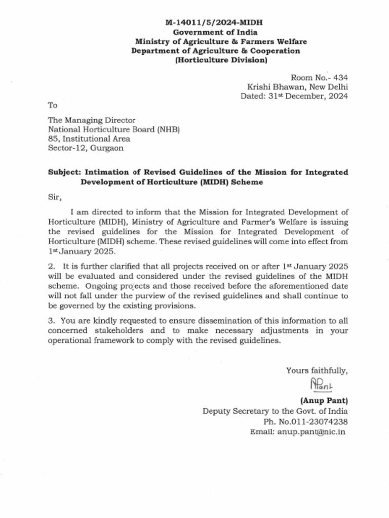 NHB Letter | PDF