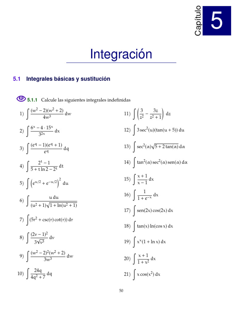 Práctica Integrales | PDF