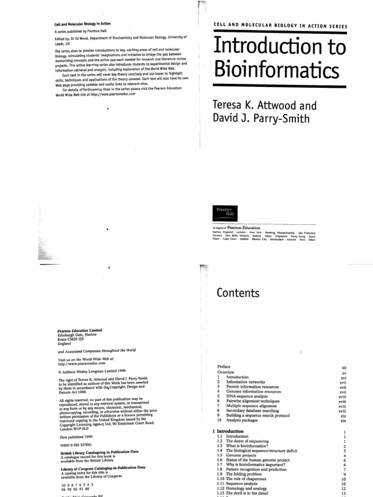 Introduction to Bioinformatics (2) | PDF