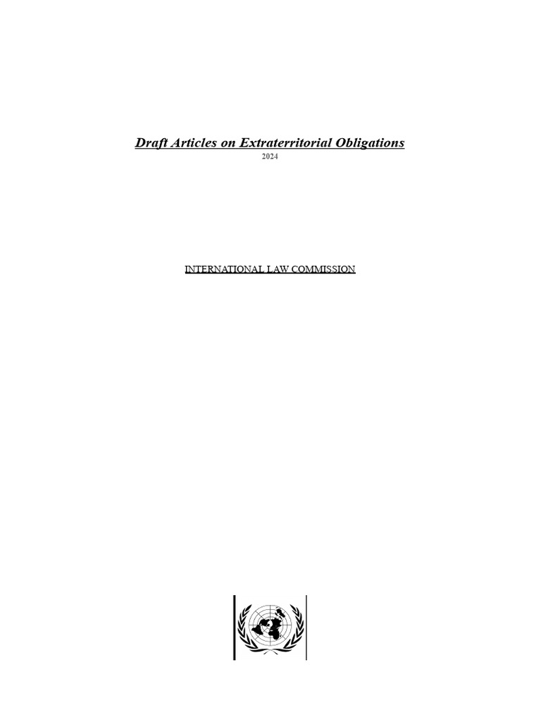 Extraterritorial Obligations in International Law | PDF | Arbitral ...