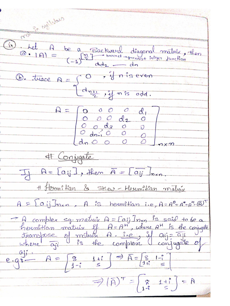 Algebra Isha Notes | PDF
