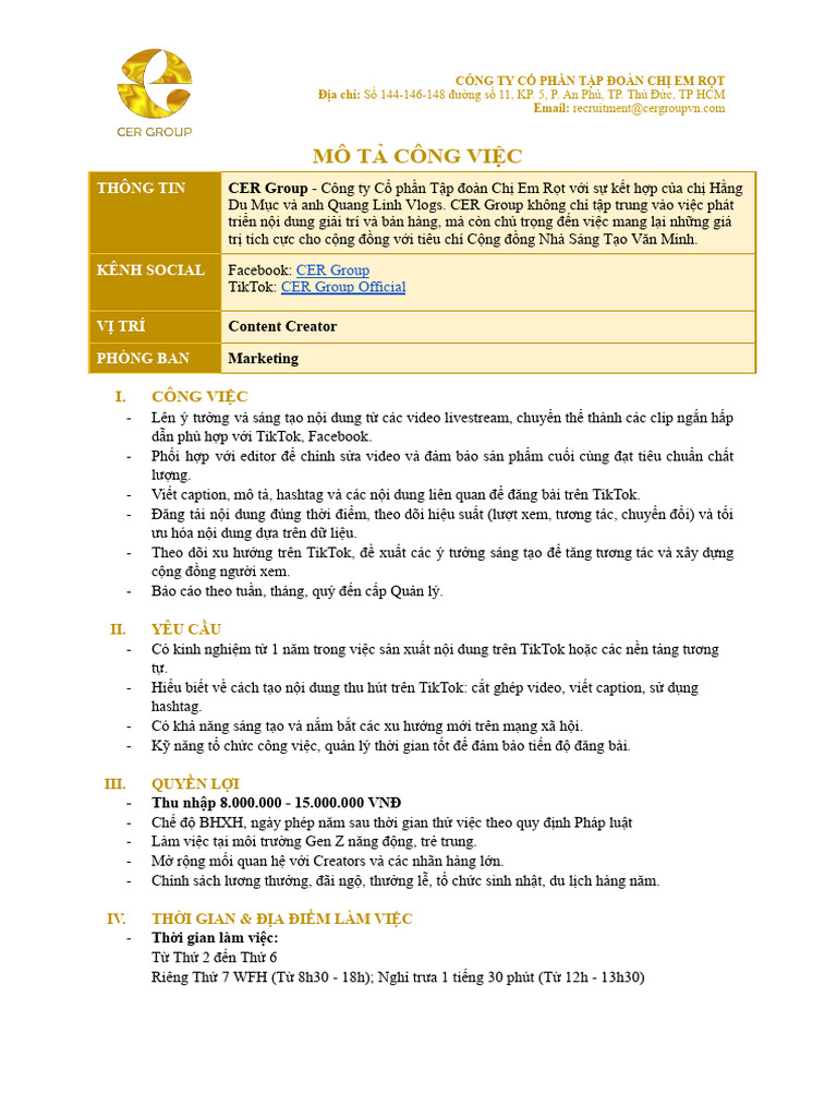 Content Creator | PDF