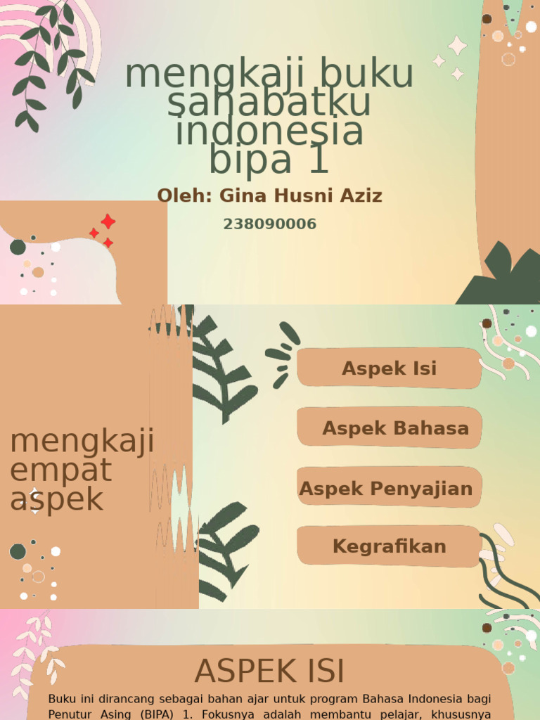 Kajian Buku BIPA 1 | PDF