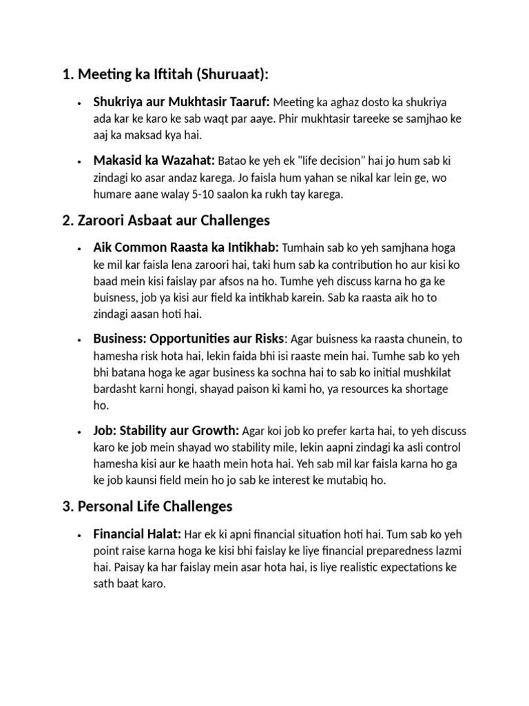 Important Decision of Life Presntaion | PDF