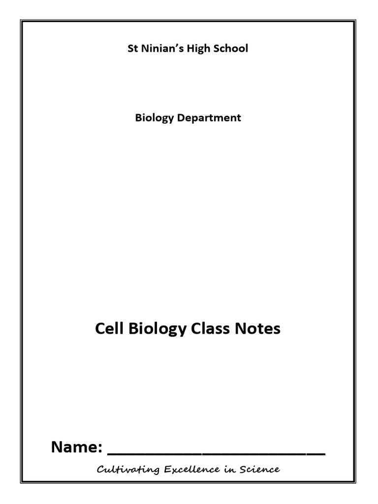 cell-biology-website | PDF | Cell (Biology) | Enzyme