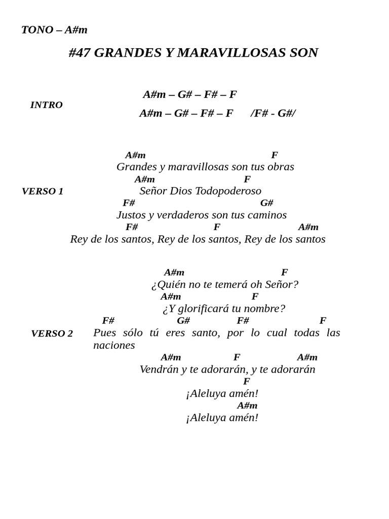 #47 Grandes y Maravillosas Son | PDF