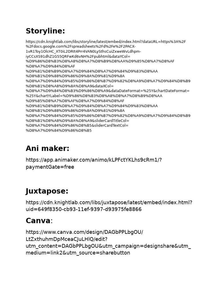 Storyline | PDF