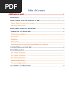 WWI: A Comprehensive Overview | PDF | History