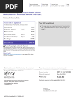 Xfinity Bill | PDF | Service Industries
