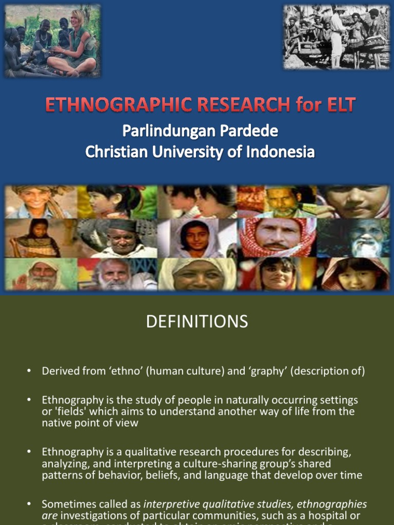 Ethnography in ELT: Key Concepts | PDF | Ethnography | Data