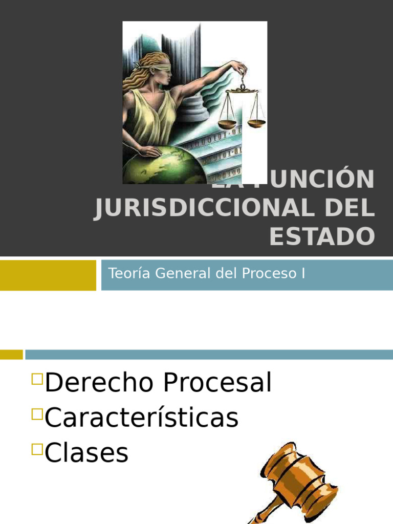 Punto I La Funcion Jurisdiccional del Estado | PDF | Jurisdicción | Separación de poderes