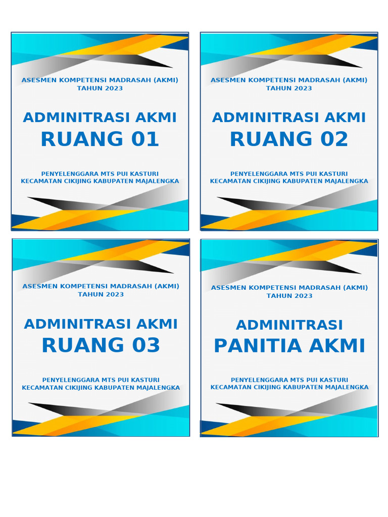 Label MAP Ruang | PDF