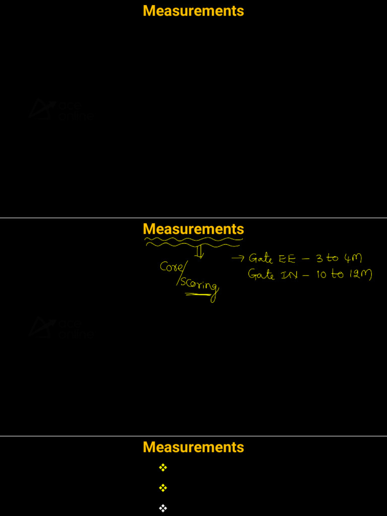 Comprehensive Guide to Measurements | PDF