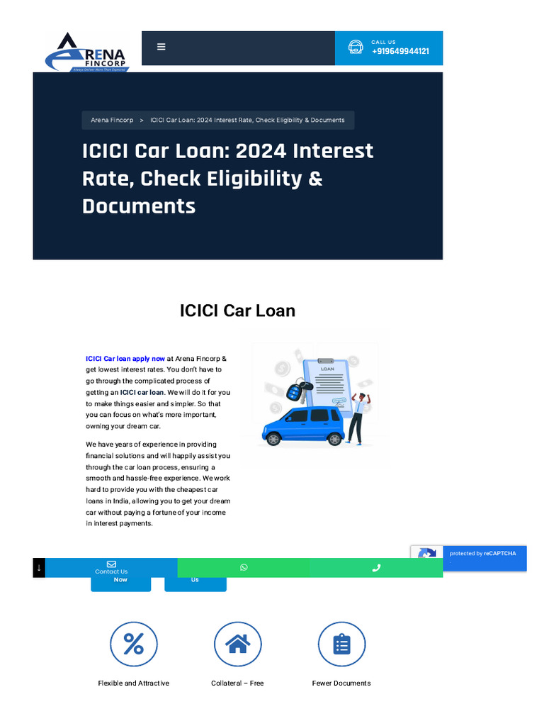 icici auto loan | PDF | Loans | Interest