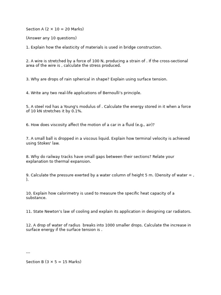 Elasticity and Fluid Flow | PDF