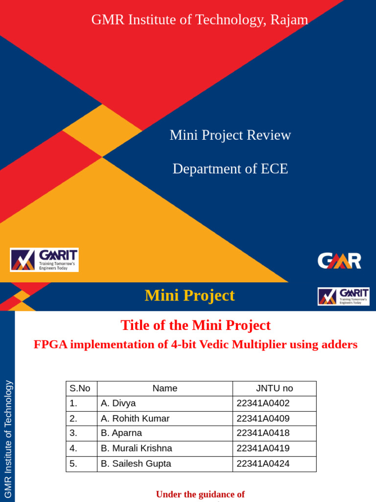 mini_project_review[1] | PDF | Computing | Digital Electronics
