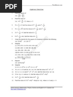 Surds Exam Questions With Answers | PDF | Area | Equations