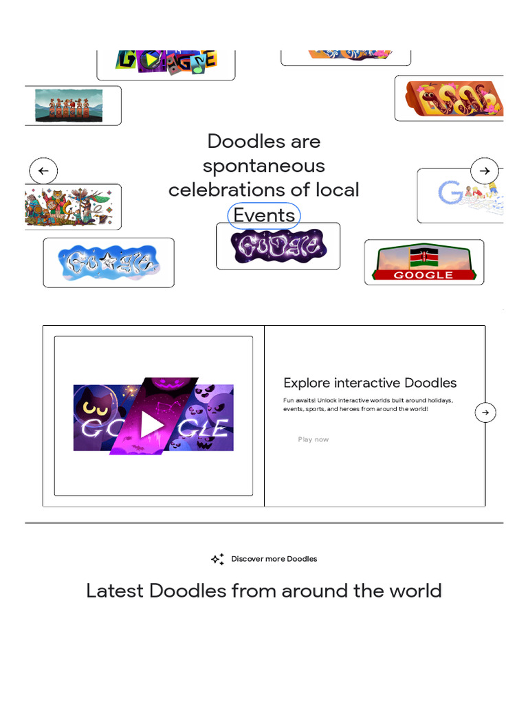 Google Doodles SAA - Google's Search Logo Changes For Every Occasion | PDF
