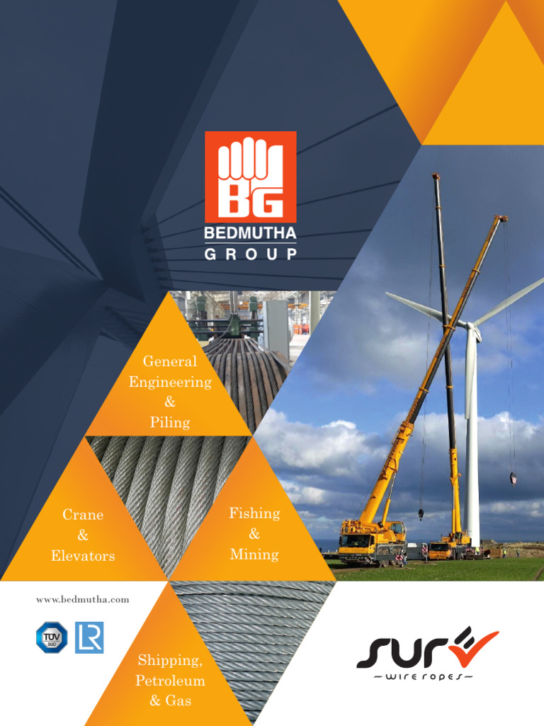 BEDMUTHA INDUSTRIES ( SURE ) BROCHURE 08.11.2024 | PDF | Rope | Wire