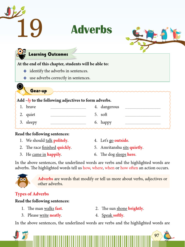 Grammar World 4-- Ch19 | PDF | Adverb | Adjective