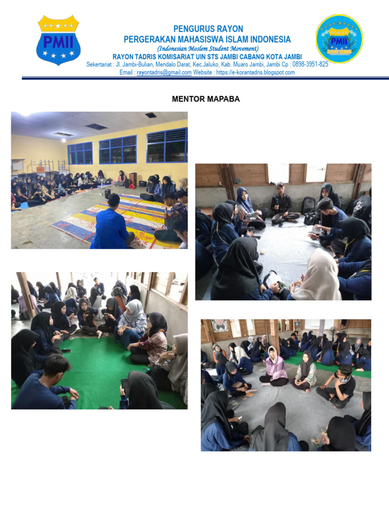 Dediiii_Dokumentasi Mentor MAPABA | PDF