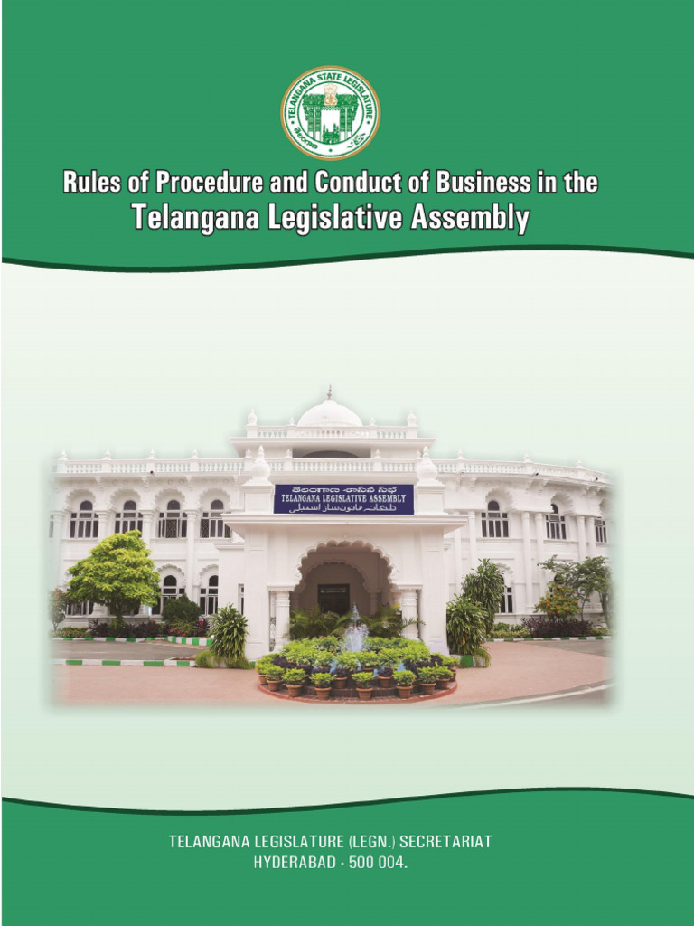 17 - Rules and Procedures Assembly | PDF | Committee | Bill (Law)