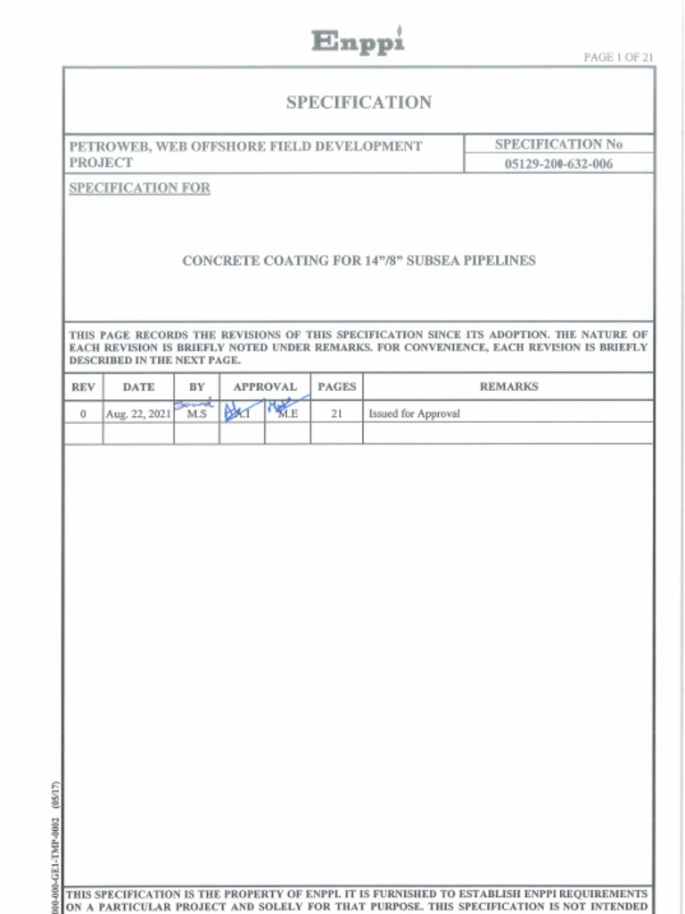 5129-200-632-006 Rev 0 Updated | PDF | Concrete | Pipe (Fluid Conveyance)