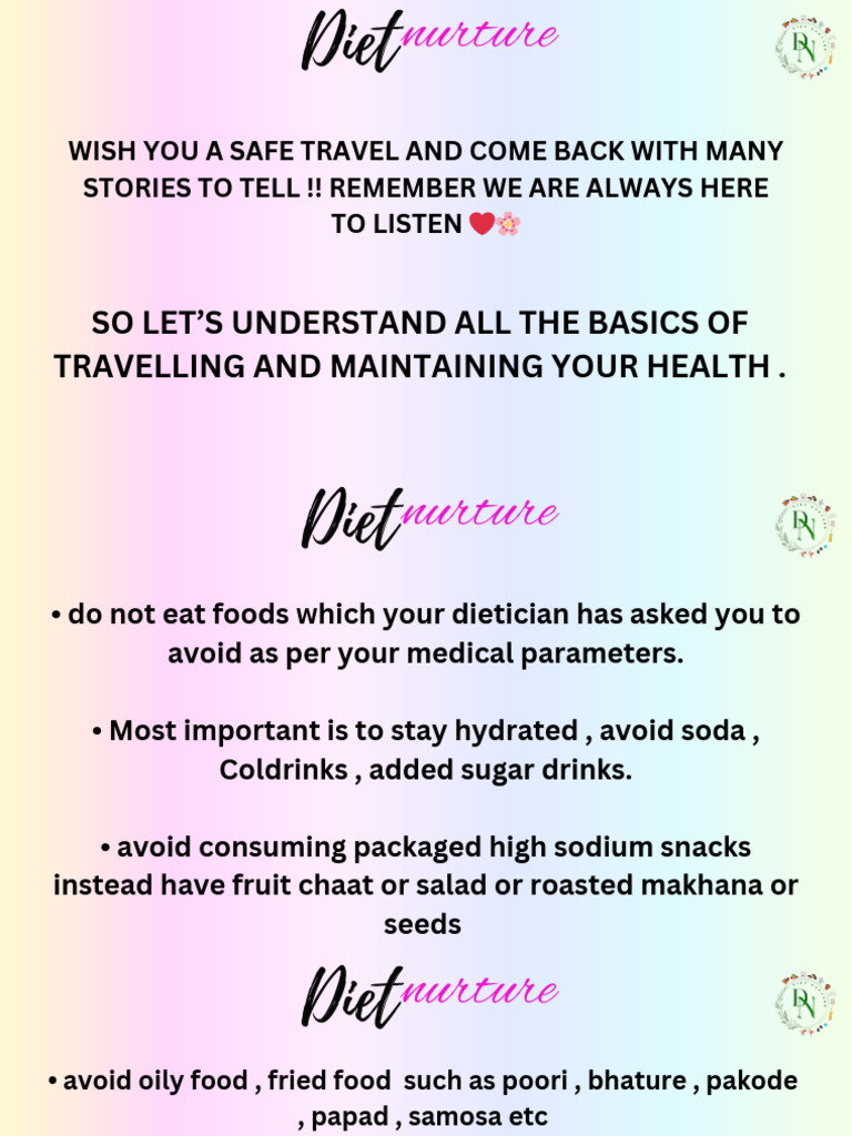 Travel Important Instructions PDF | PDF