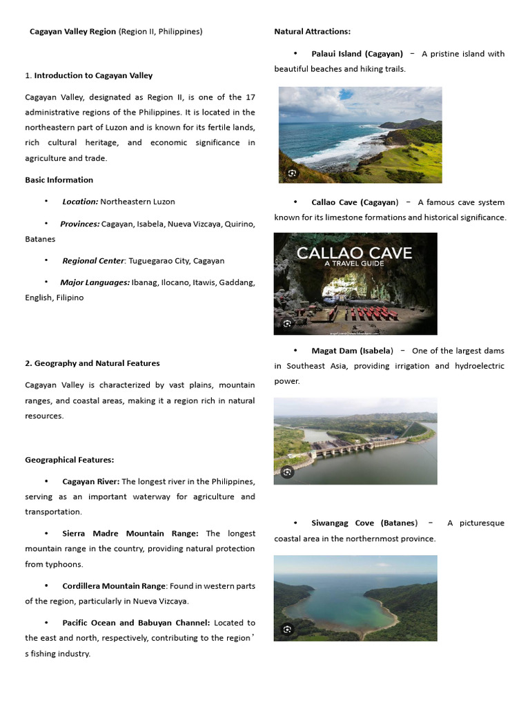Overview of Cagayan Valley Region | PDF