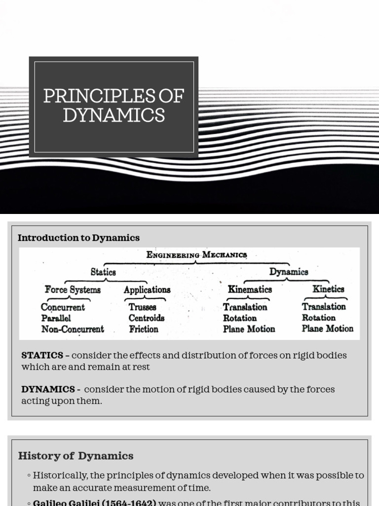 Topic I. Principles of Dynamics | PDF | Classical Mechanics | Force