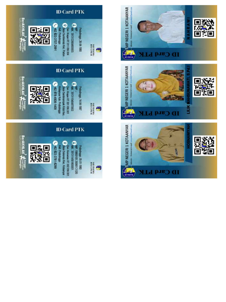 Id Card PTK | PDF