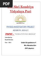 Wheatstone Bridge | PDF | Electrical Resistance And Conductance | Resistor