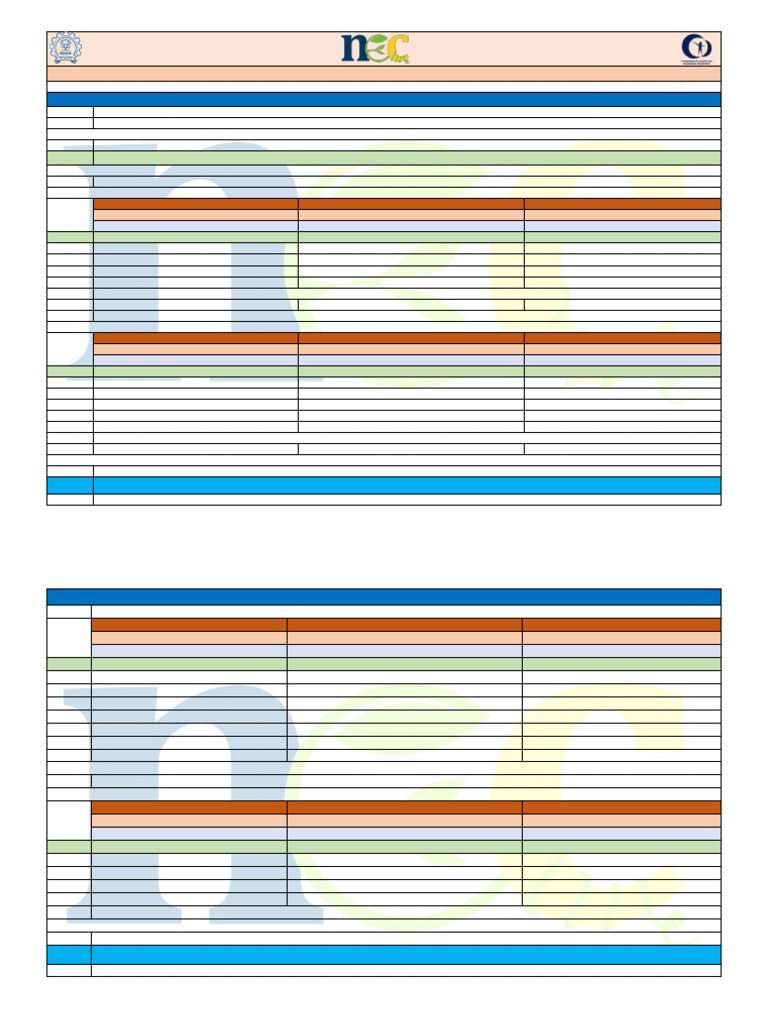NEC-2024 Conference Schedule Overview | PDF | Human Impact On The ...