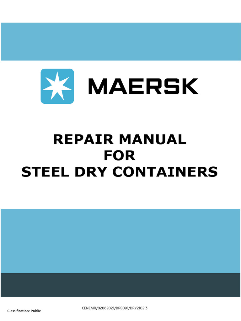 Steel Dry Container Repair Manual | PDF | Mechanical Engineering