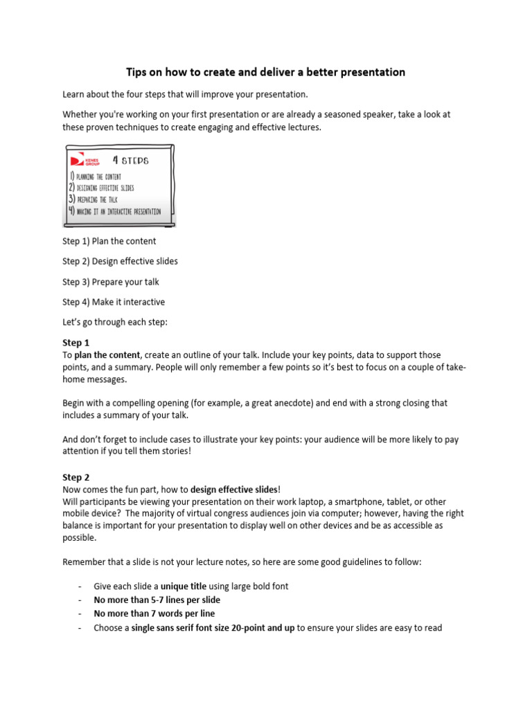 Effective Presentation Techniques Guide | PDF | Typefaces | Speech ...