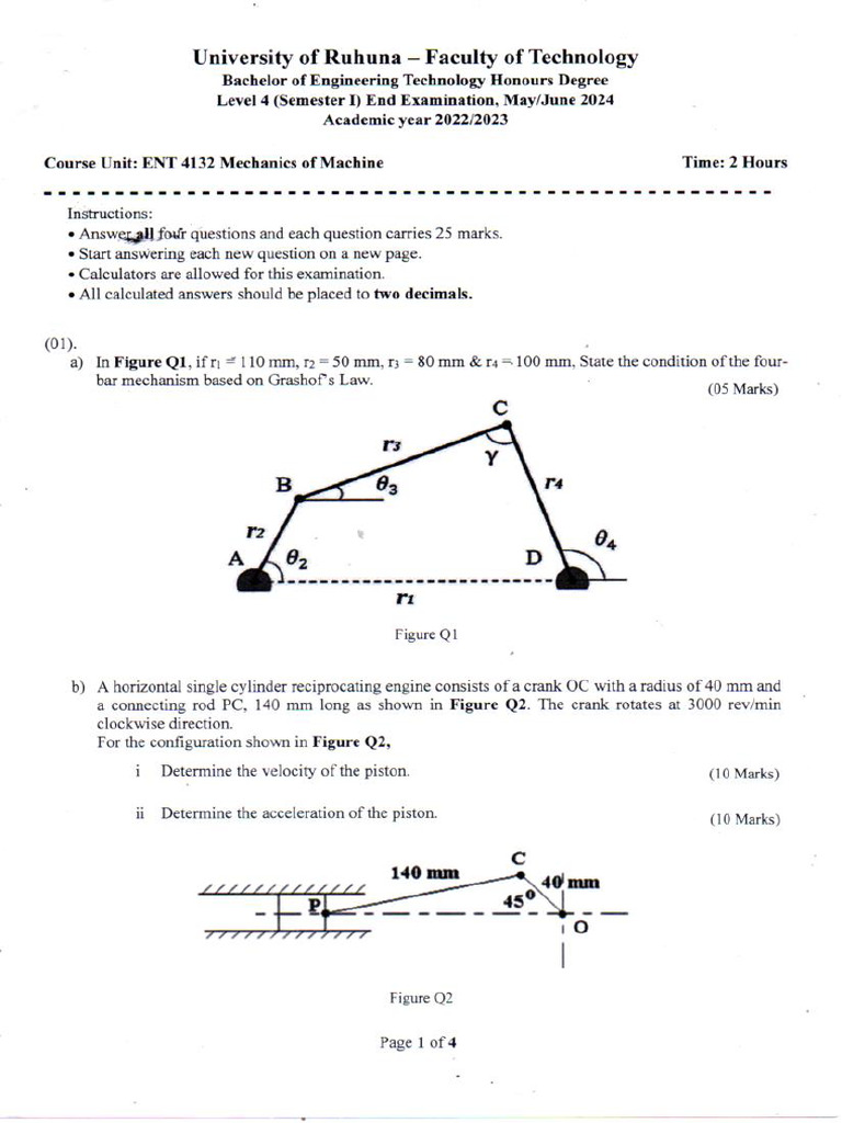 Past Paper-2024 (ENT-4132) | PDF