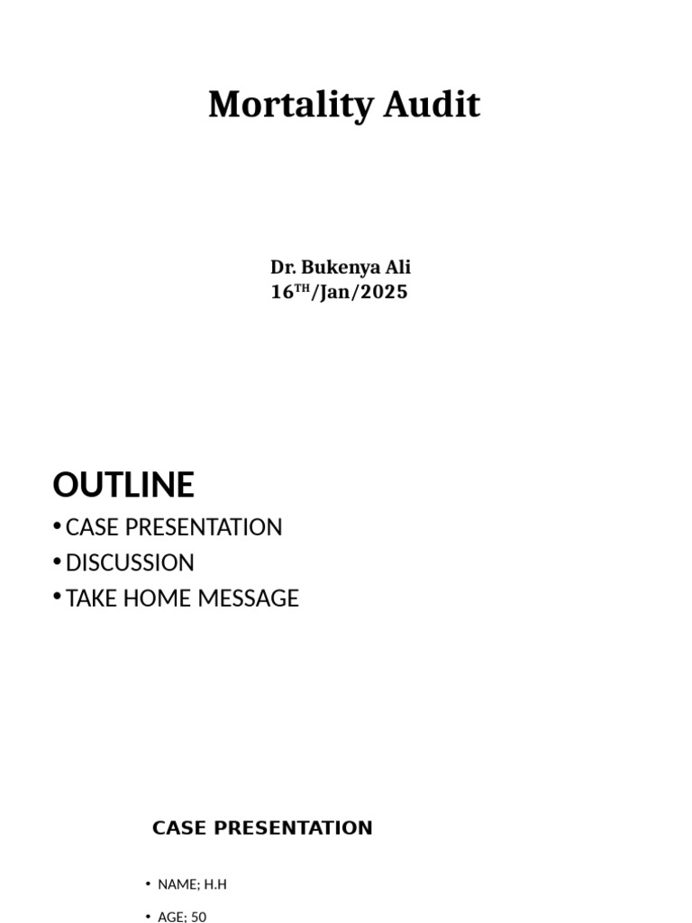 Mortality Audit of Gastric Cancer Patient | PDF | Cancer | Medicine