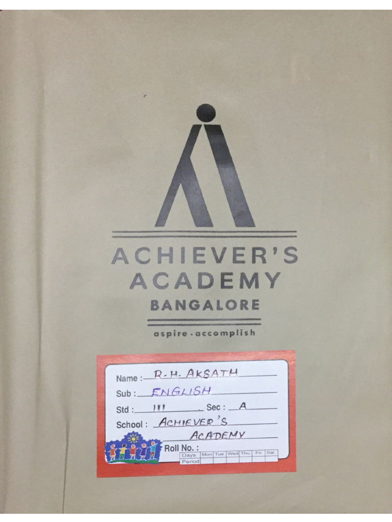 Aksath English 2 | PDF