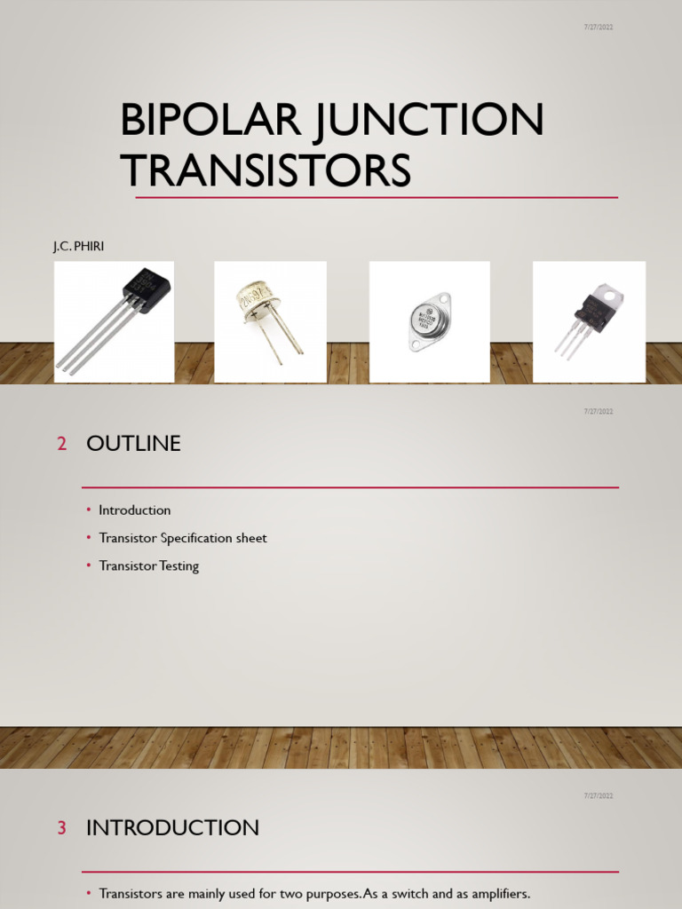 Bipolar Semiconductor Transistor Devices1 | PDF | Transistor | Bipolar ...