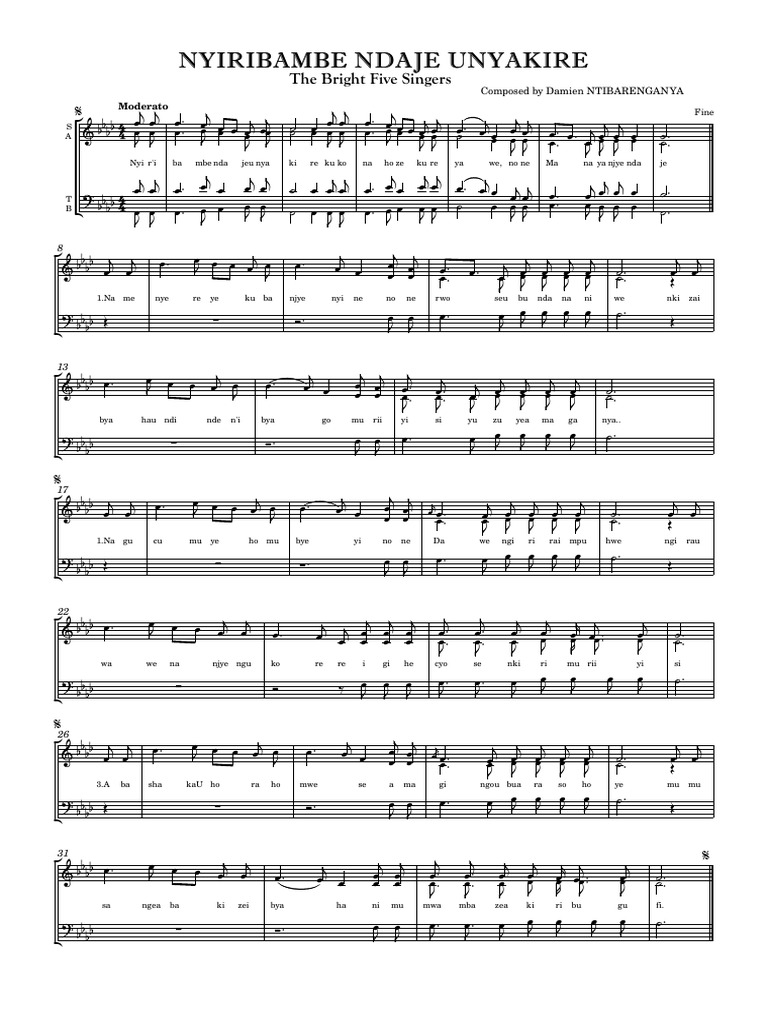 NYIRIBAMBE NDAJE UNYAKIRE TB5S | PDF