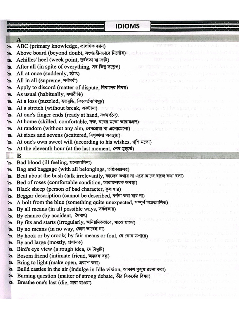 E2 Idioms Preposition Group Verbs Spelling Pdf