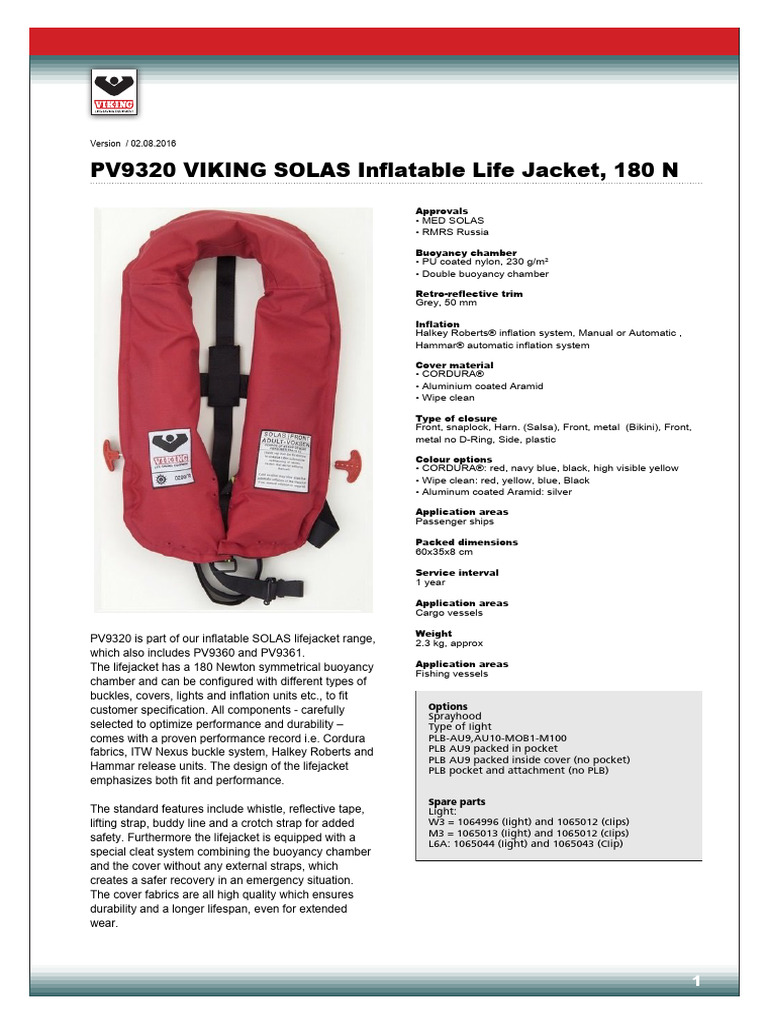 Datablad Viking 9320 | PDF